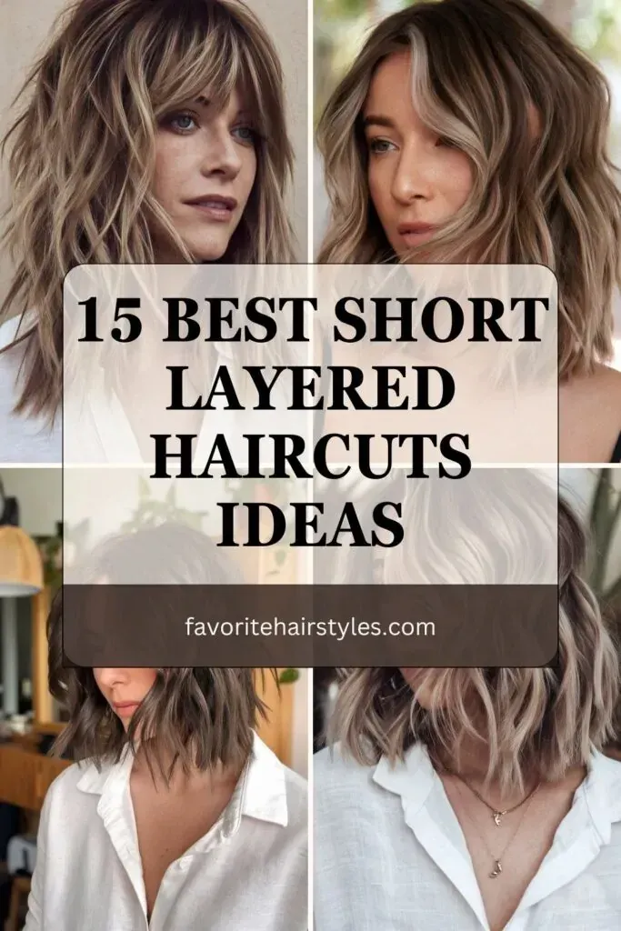 15 Best Short Layered Haircuts Ideas - Favorite Hair Styles | Trendy Haircuts for Men, Women