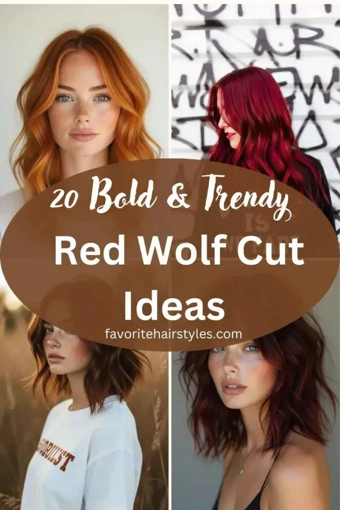 20 Bold & Trendy Red Wolf Cut Ideas - Favorite Hair Styles | Trendy ...